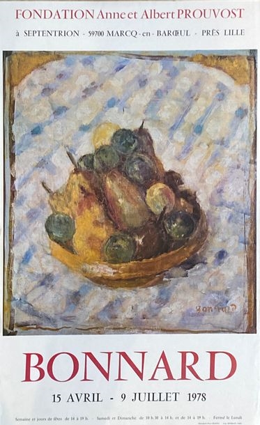 Pierre Bonnard | exhibition poster, Fondation Anne et Albert Prouvost ...