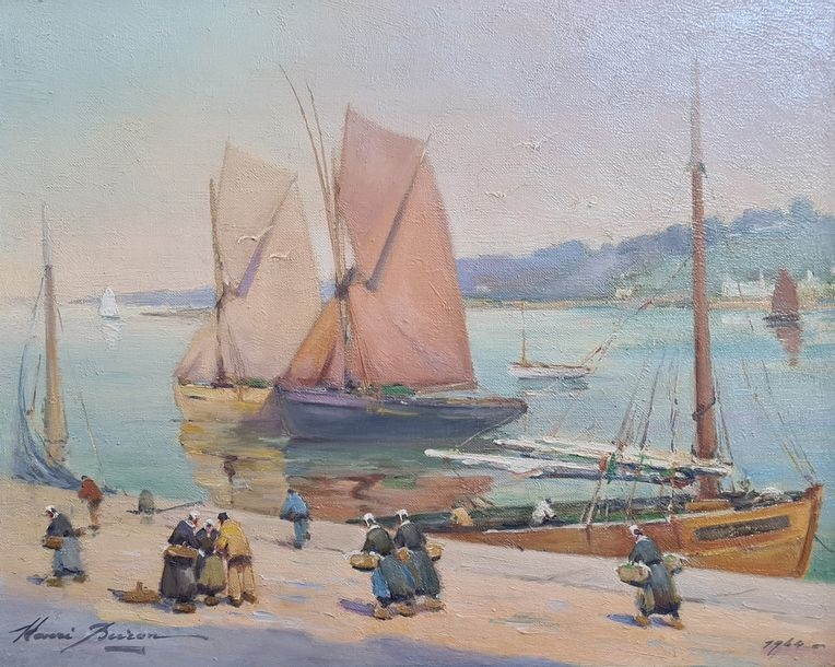 Henri Lucien-Joseph Buron | Port Breton (1964) | MutualArt