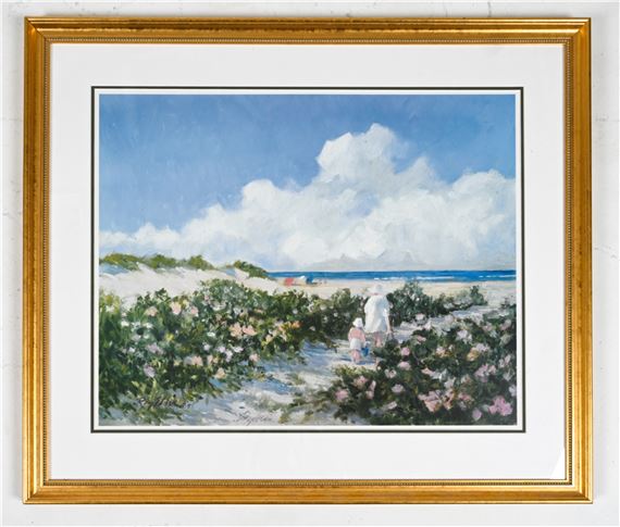 Ray Ellis | BEACH SCENE (94) | MutualArt
