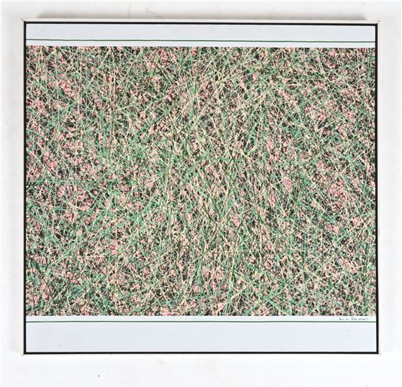 Richard La Dow | ABSTRACT ACRYLIC DRIP PAINTING | MutualArt