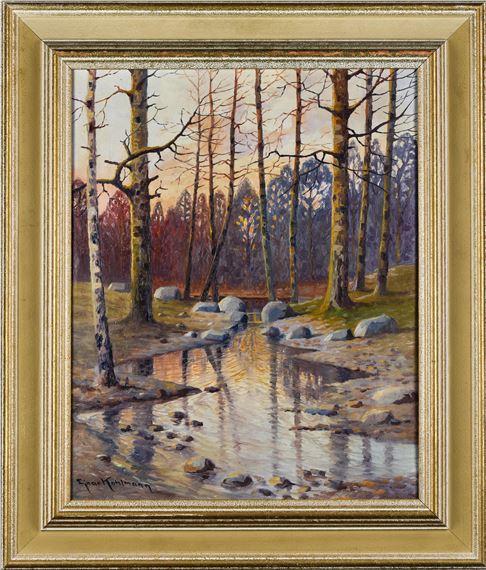 Ejnar Kohlmann | Trees in landscape | MutualArt