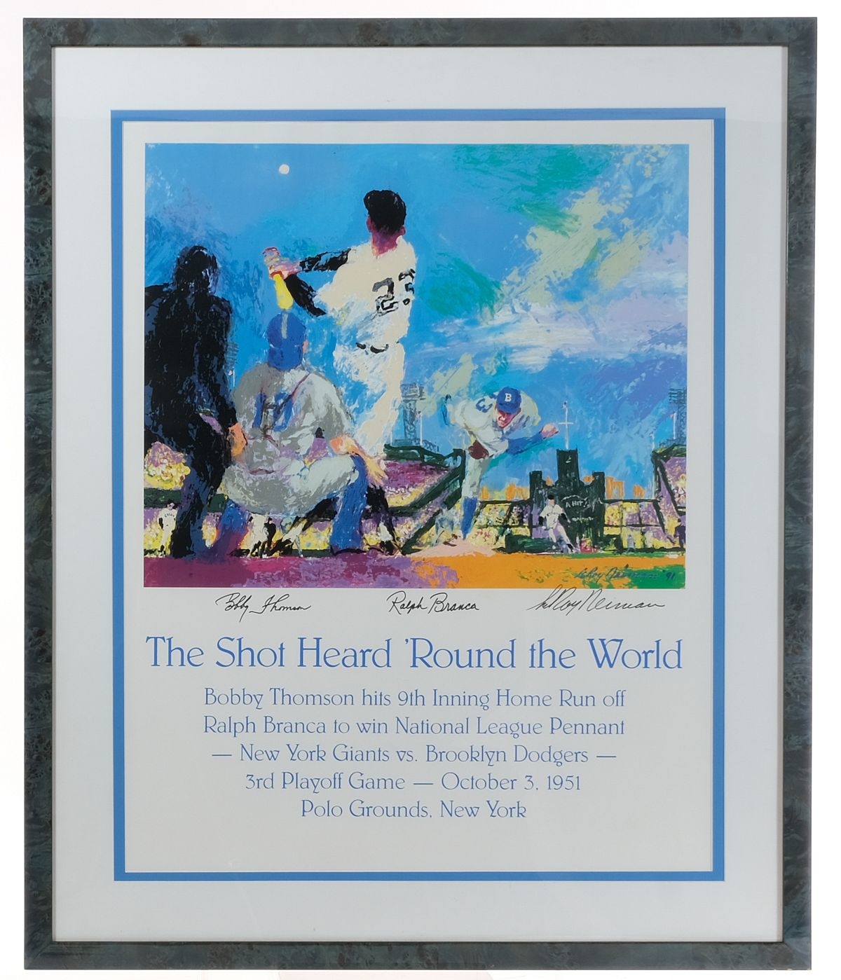 LeRoy Neiman | The Shot Heard 'Round the World (1991) | MutualArt