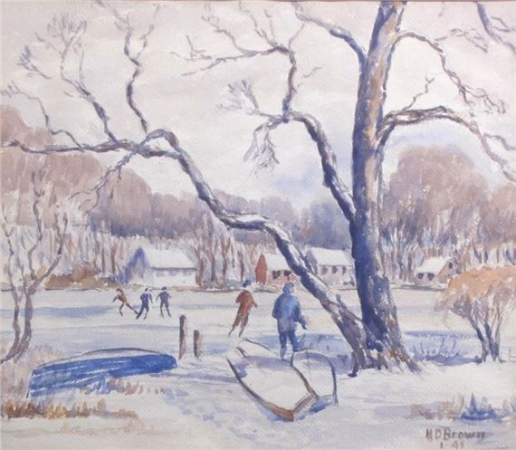 H. D. Brown | Ice Skating | MutualArt