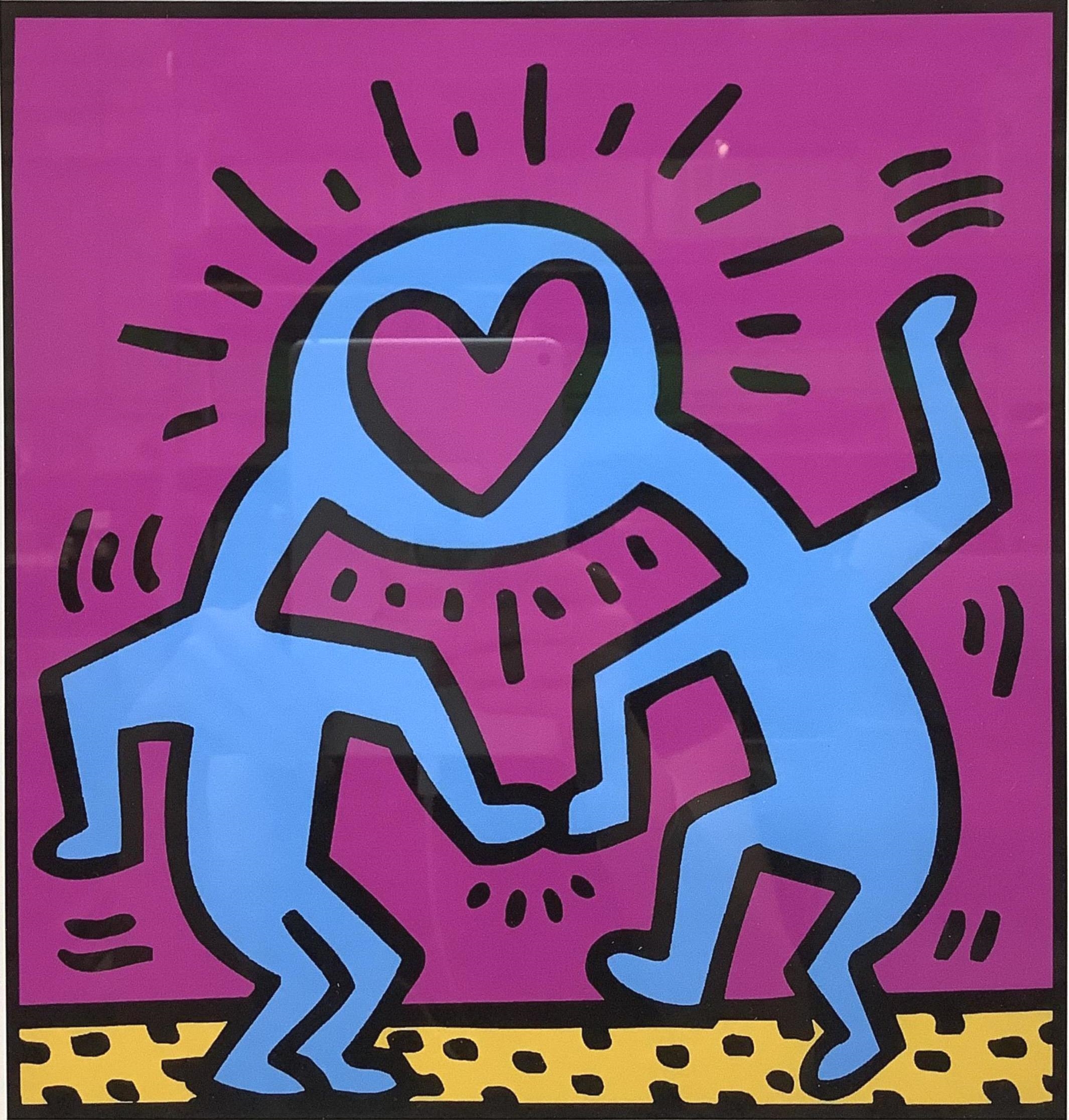 Keith Haring | Heart Heads | MutualArt