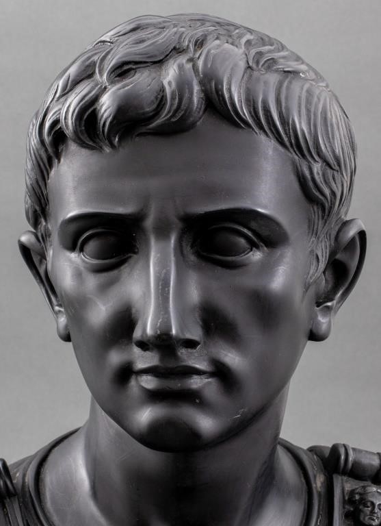 Giuseppe Bessi | Portrait bust after the antique of Caesar Augustus ...