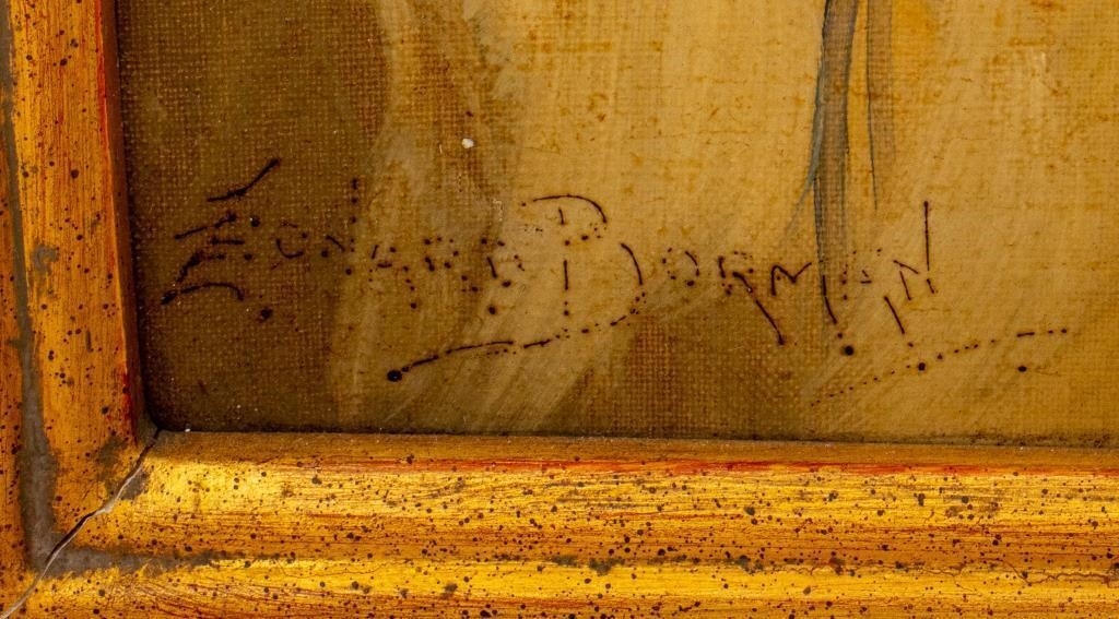 Leonard Borman | Portraits of a Native American woman and man | MutualArt