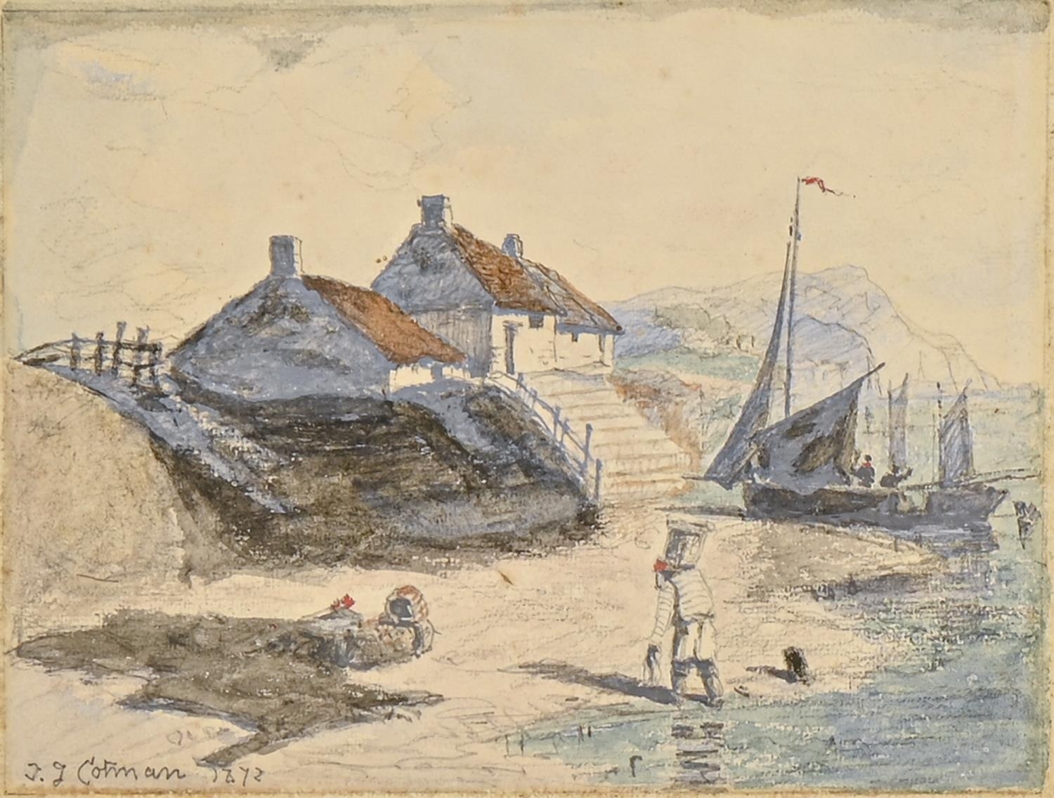 John Joseph Cotman | 'A Sunken Path' | MutualArt