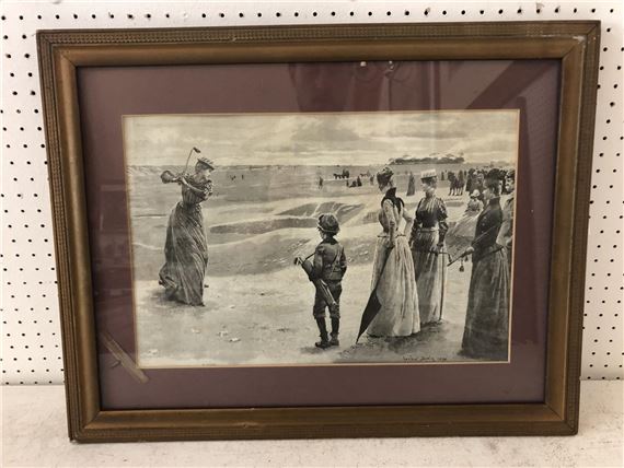 Lucien Davis | - Golding on Minchinhampton Common, (1890) | MutualArt