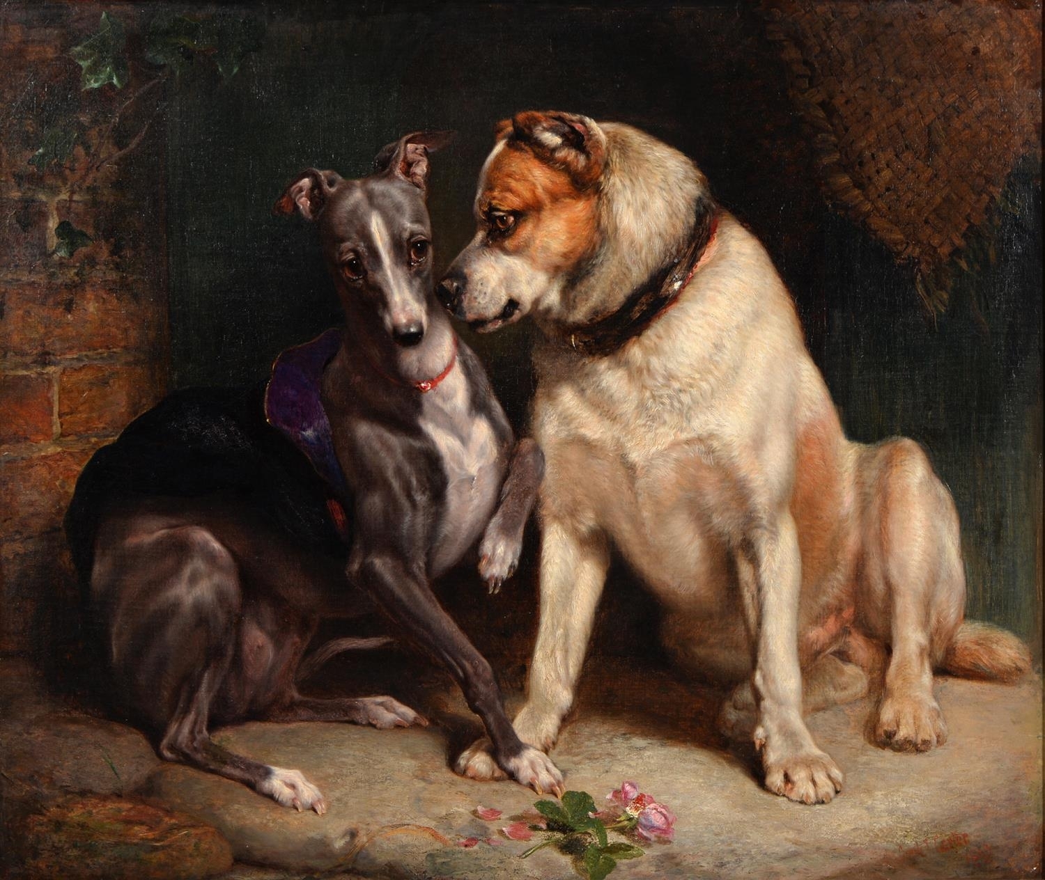 Samuel John Carter | - Uncle Toby and the Widow Wadman, (1863) | MutualArt