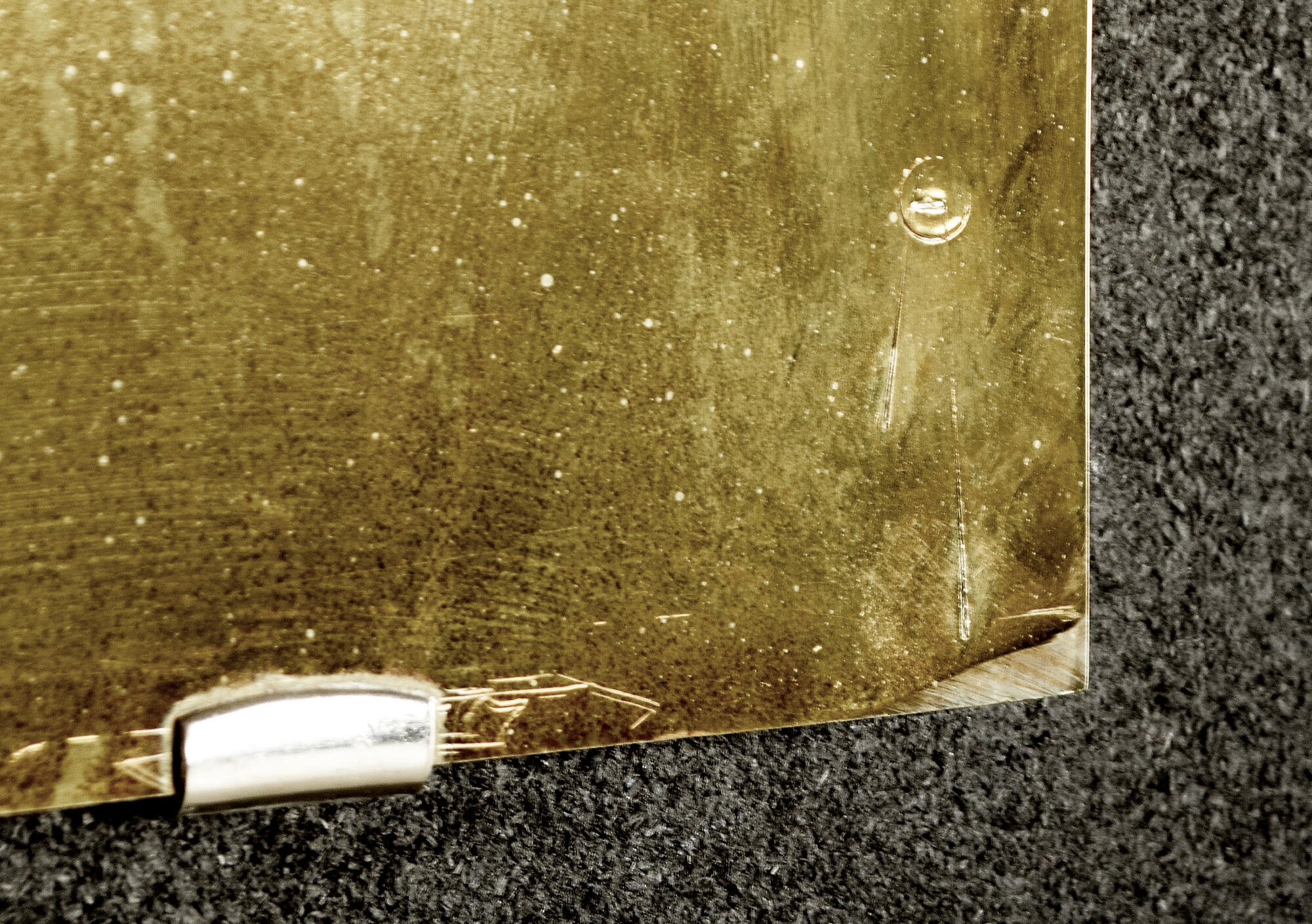 Arne Olsson | Wall-hung sculpture made of brass | MutualArt