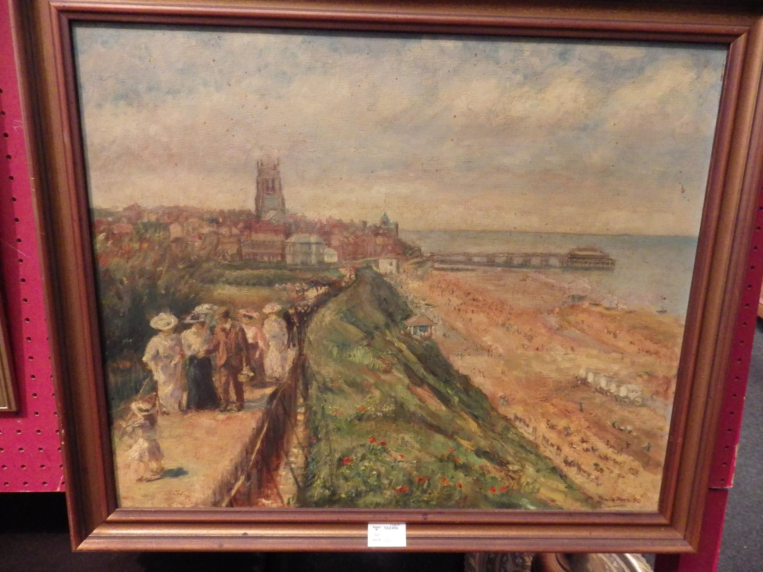 Priscilla Phipps | Cromer promenade, Edwardian figures walking on ...