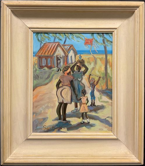 Janice Sylvia Brock | Kite Flying in the Caribbean, (1950) | MutualArt