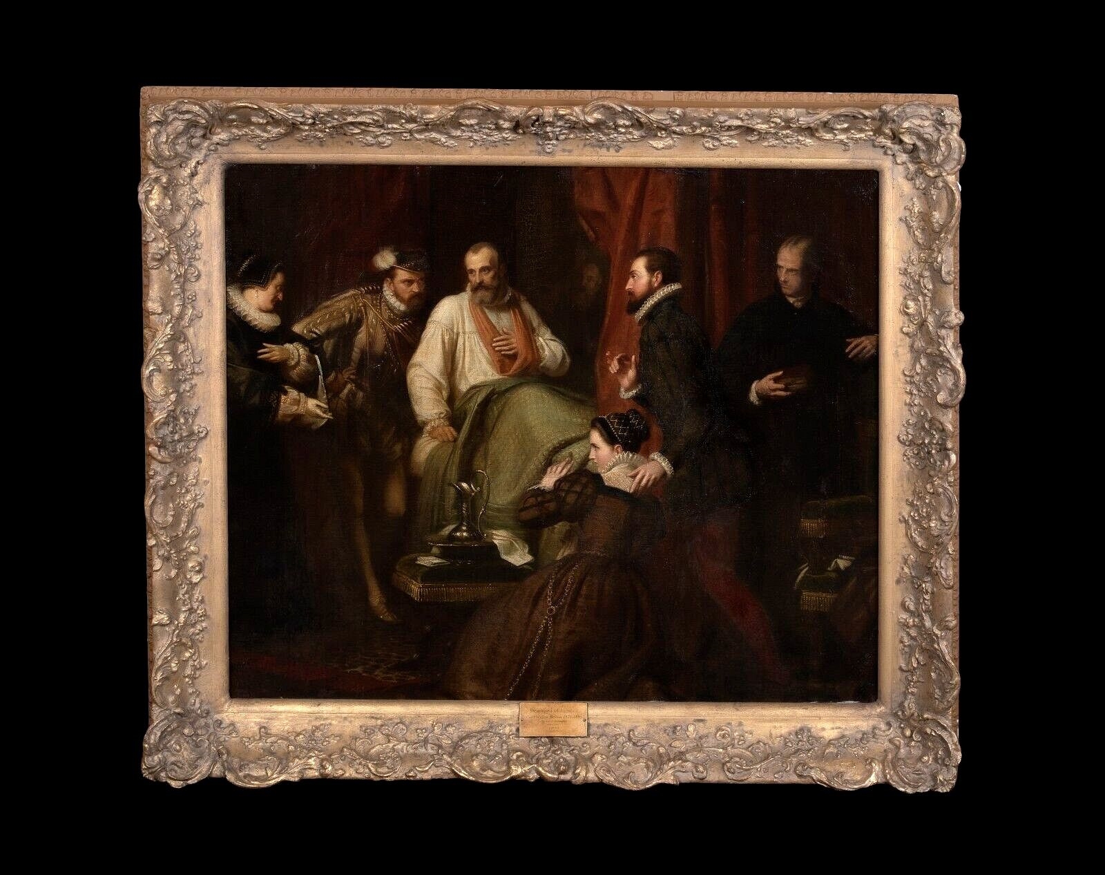 Ancient School, 17th Century | THE DEATHBED OF KING JAMES I | MutualArt