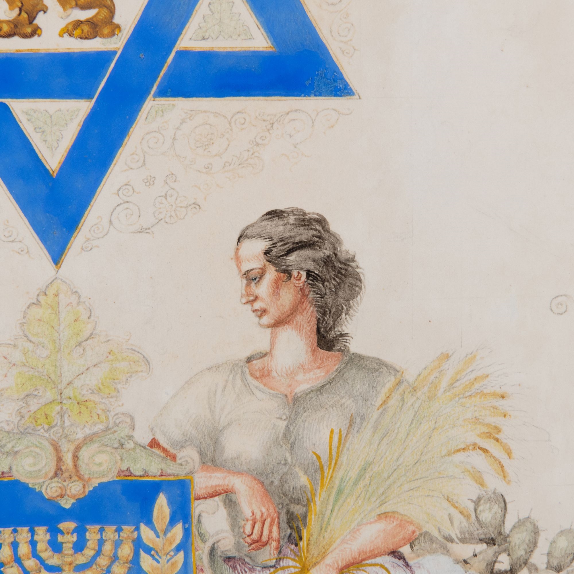 Arthur Szyk | Study for an Israeli War Bond | MutualArt