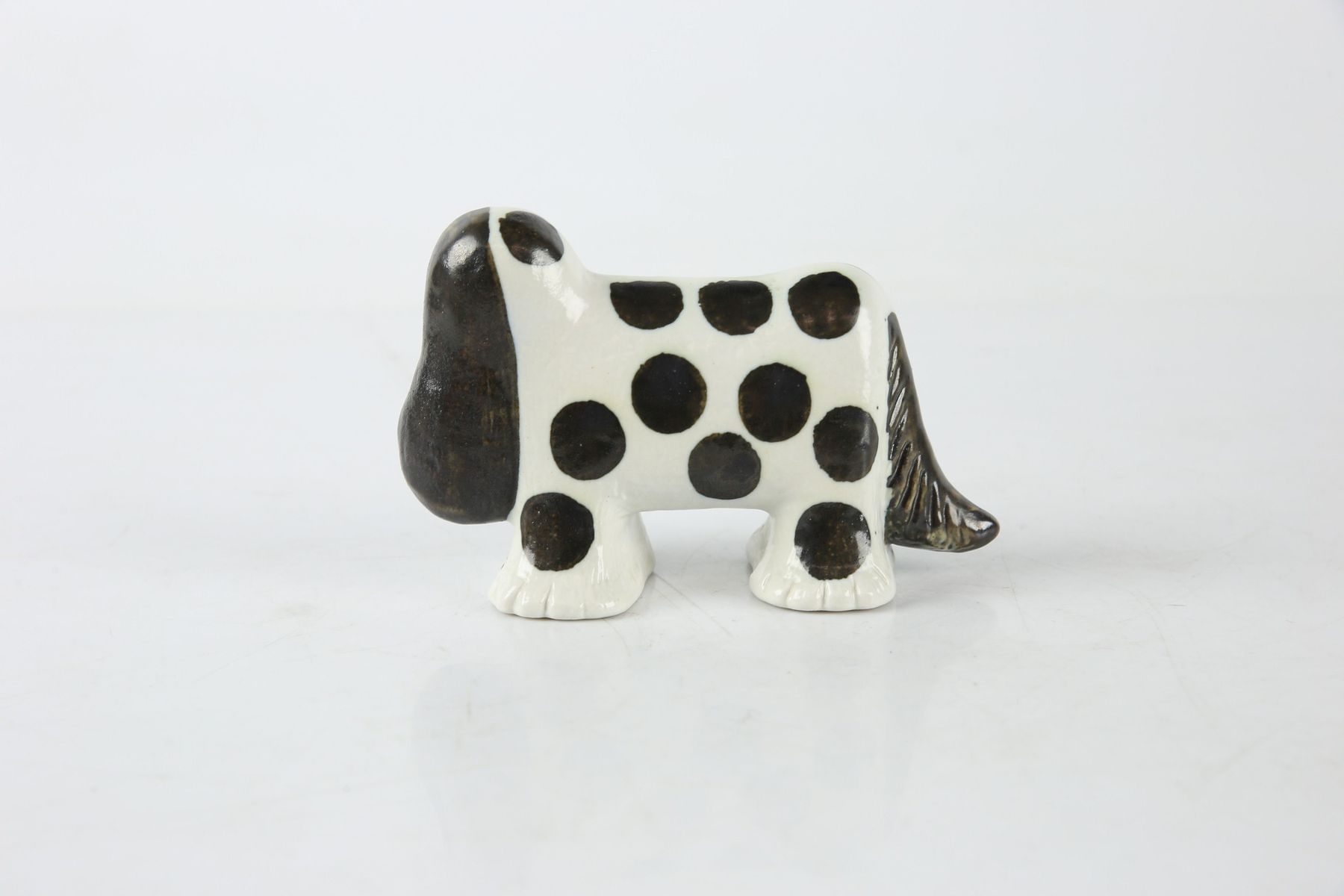 Lisa Larson | LISA LARSON, figurin, Spaniel, fläckig, ur serien Kennel ...