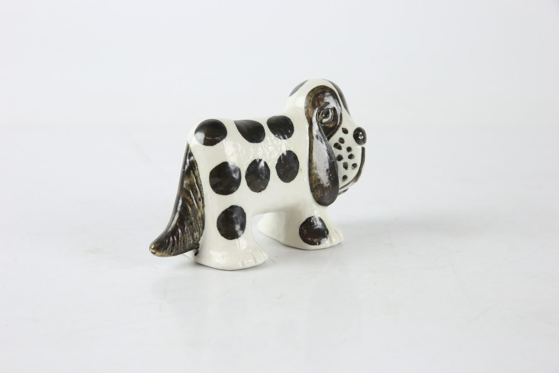 Lisa Larson | LISA LARSON, figurin, Spaniel, fläckig, ur serien Kennel ...