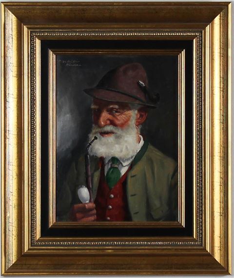 Fritz Müller | FRITZ MULLER THREE OILS ON BOARD | MutualArt