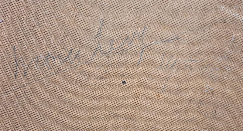 Moses Levy | Spiaggia di Viareggio con barche e ombrelloni (1954 ...