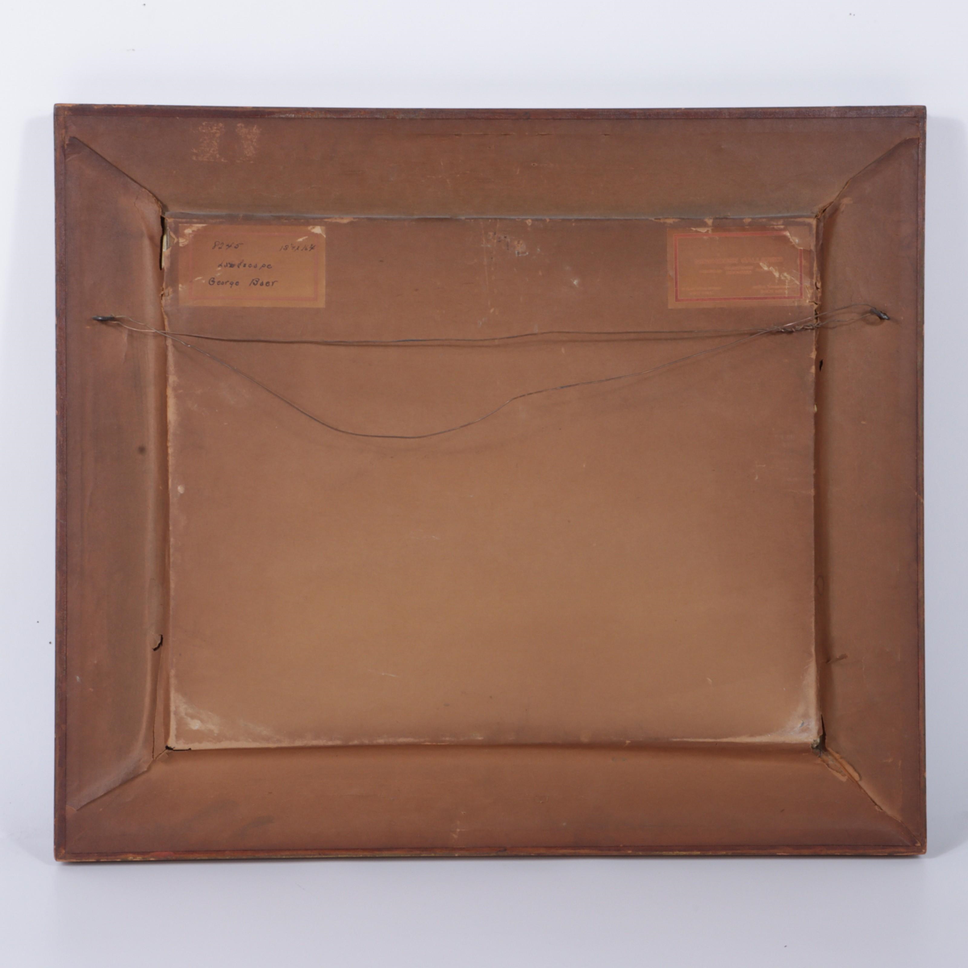 George Baer | Haystacks in French rural landscape | MutualArt