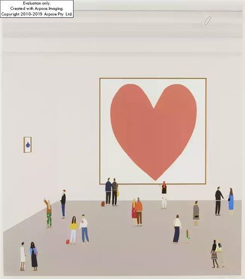Rose Blake | A Pink Heart (2015) | MutualArt