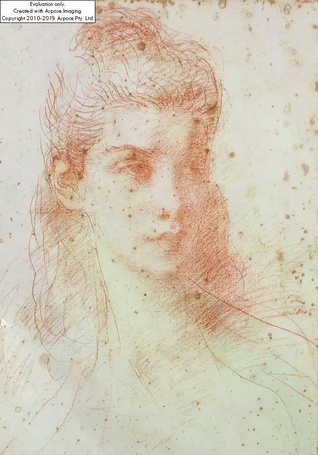 Augustus Edwin John | Portrait of a Woman (1925) | MutualArt