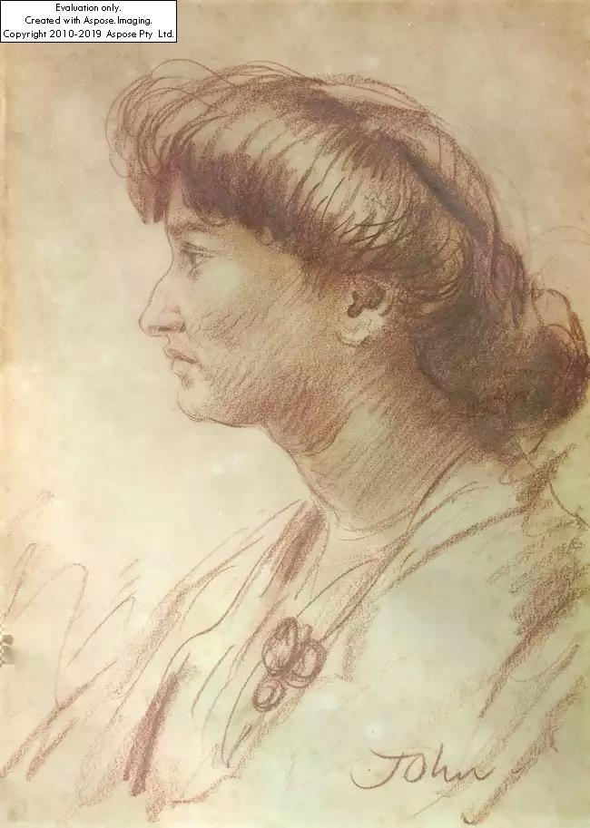 Augustus Edwin John | Two girls bathing | MutualArt