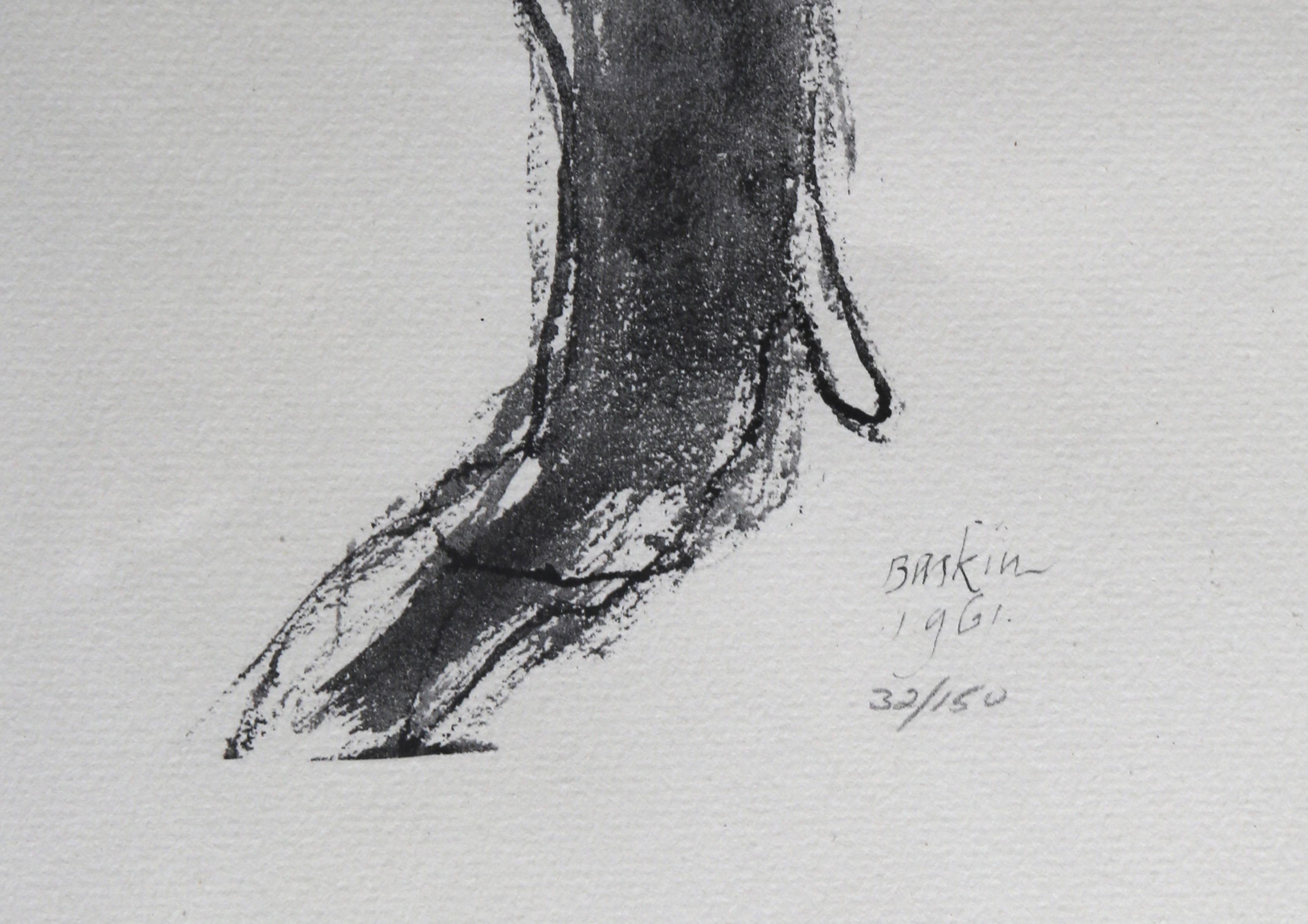 Leonard Baskin | BOAR FROM DRAWINGS FROM THE ILIAD (1961) | MutualArt