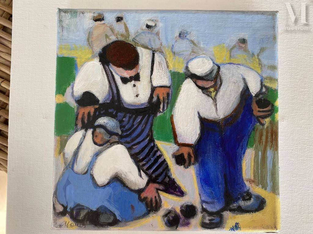 Christiane Moures | La pétanque | MutualArt