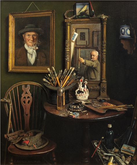 Charles Spencelayh | Her last sitting (1955) | MutualArt