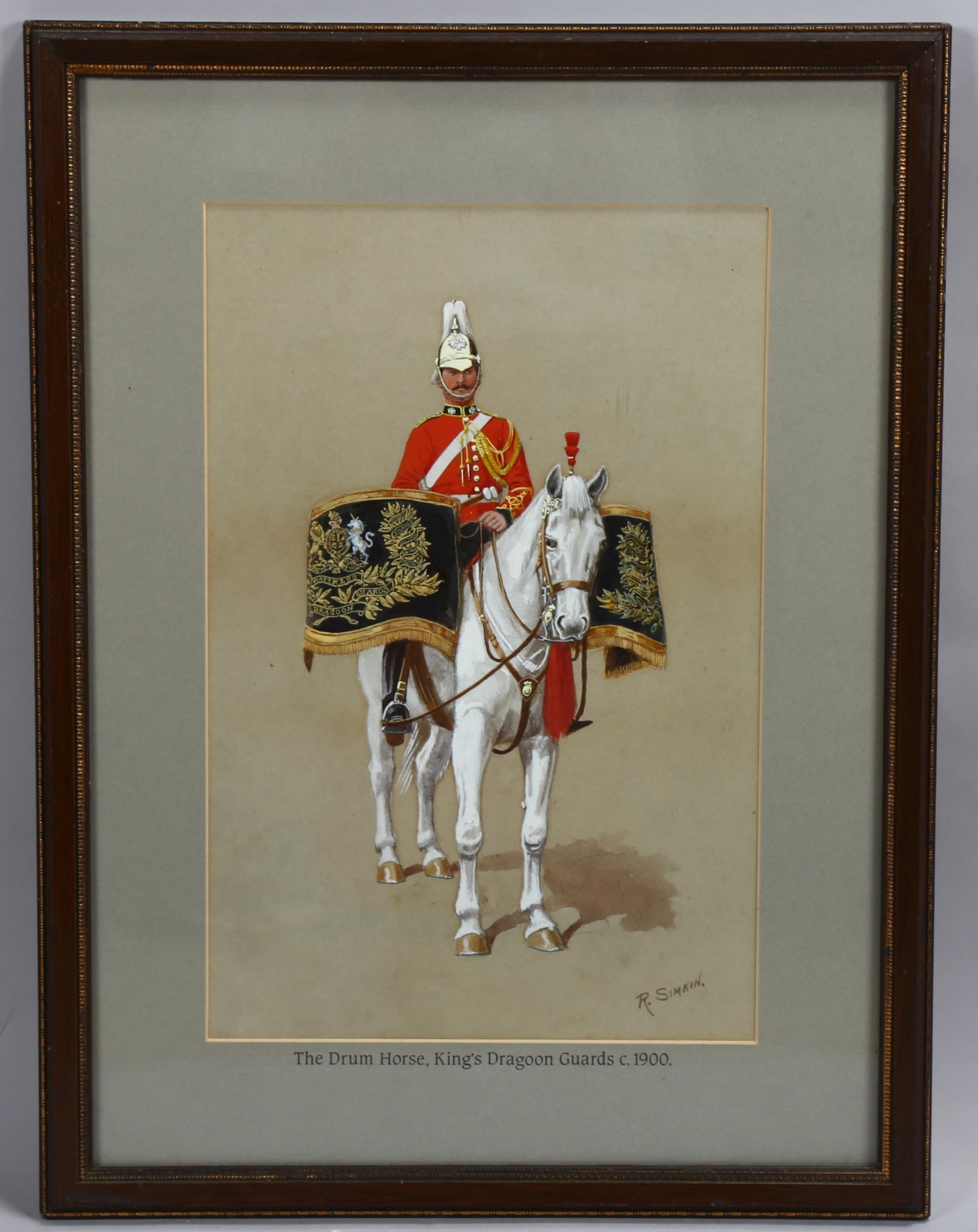 Richard Simkin | King's Dragoon Guards circa 1900 (1900) | MutualArt