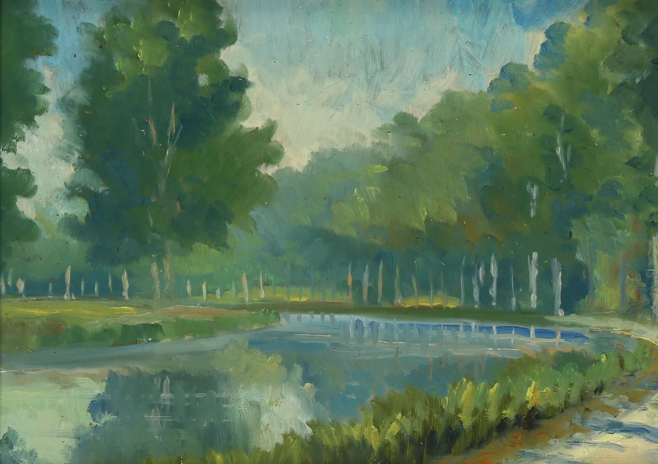 Nigel Hughes | Canal De Bourgogne | MutualArt