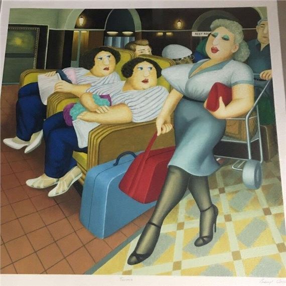 Beryl Cook | Twins | MutualArt
