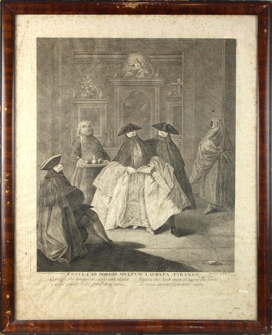 Pietro Longhi | Stanca della Citta la Nobil Femina and Pocula ab ...