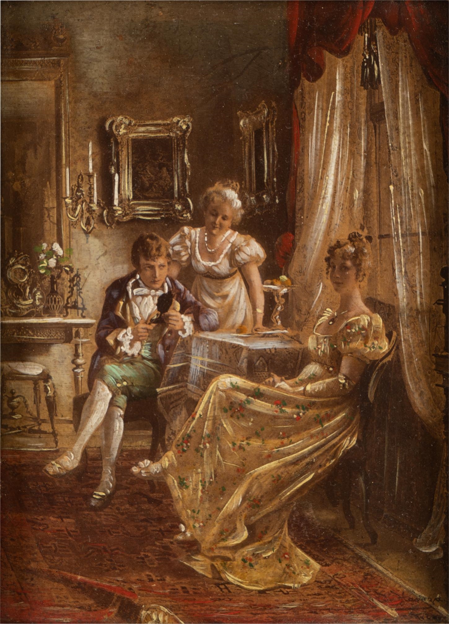 Johann Hamza | Library Scene | MutualArt