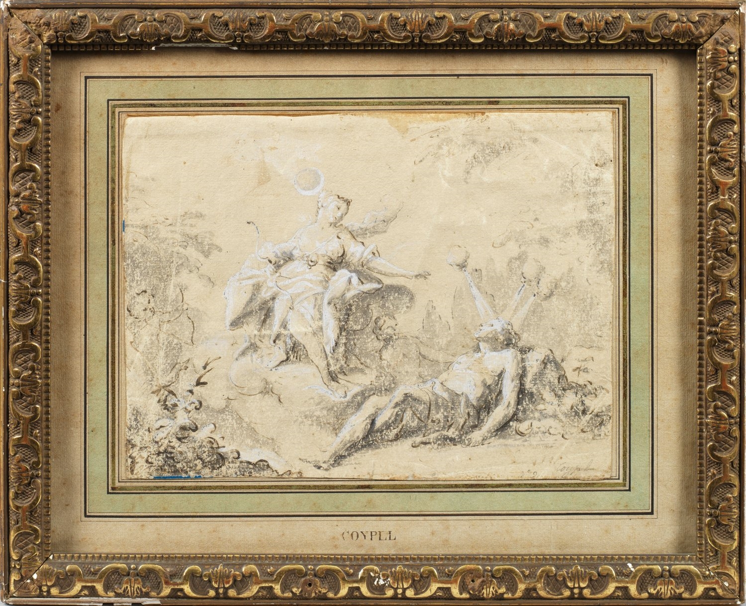 Charles-Antoine Coypel | Mythologische Szene mit Diana und Endymion (1694) | MutualArt