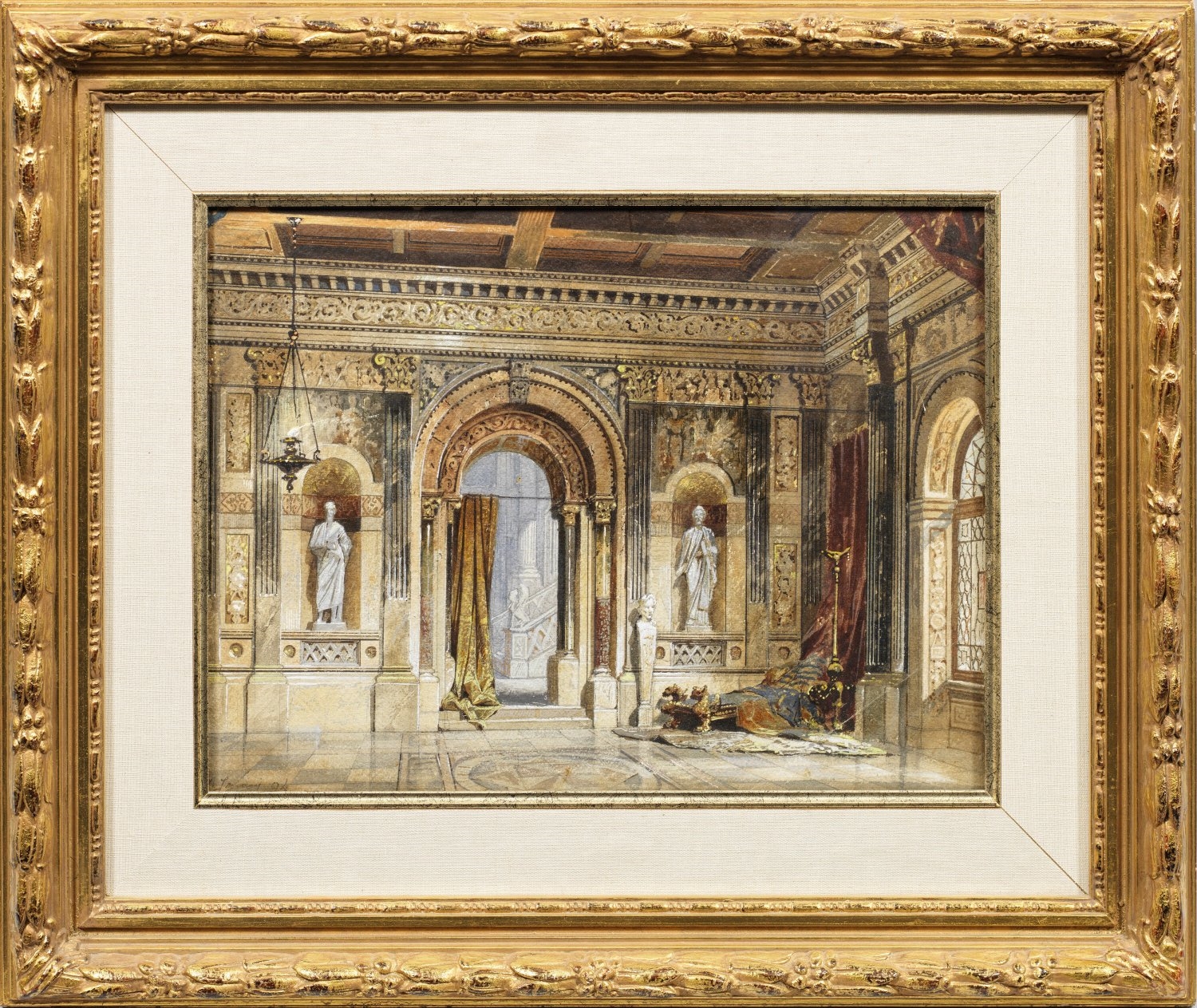 Georg Janny | 2 Works : Winterabend (Evening in winter) ; Sommernacht ...