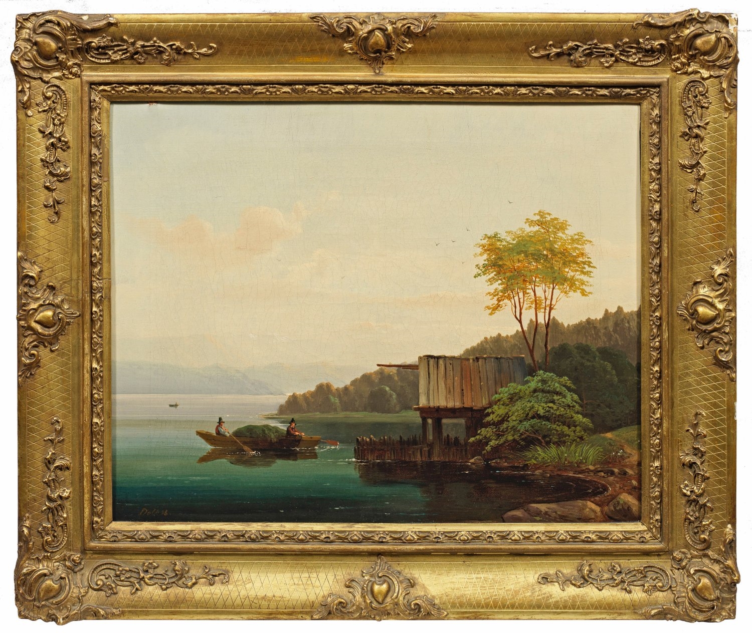 Anton Doll | VERSCHNEITE DORFLANDSCHAFT IM ABENDLICHT | MutualArt