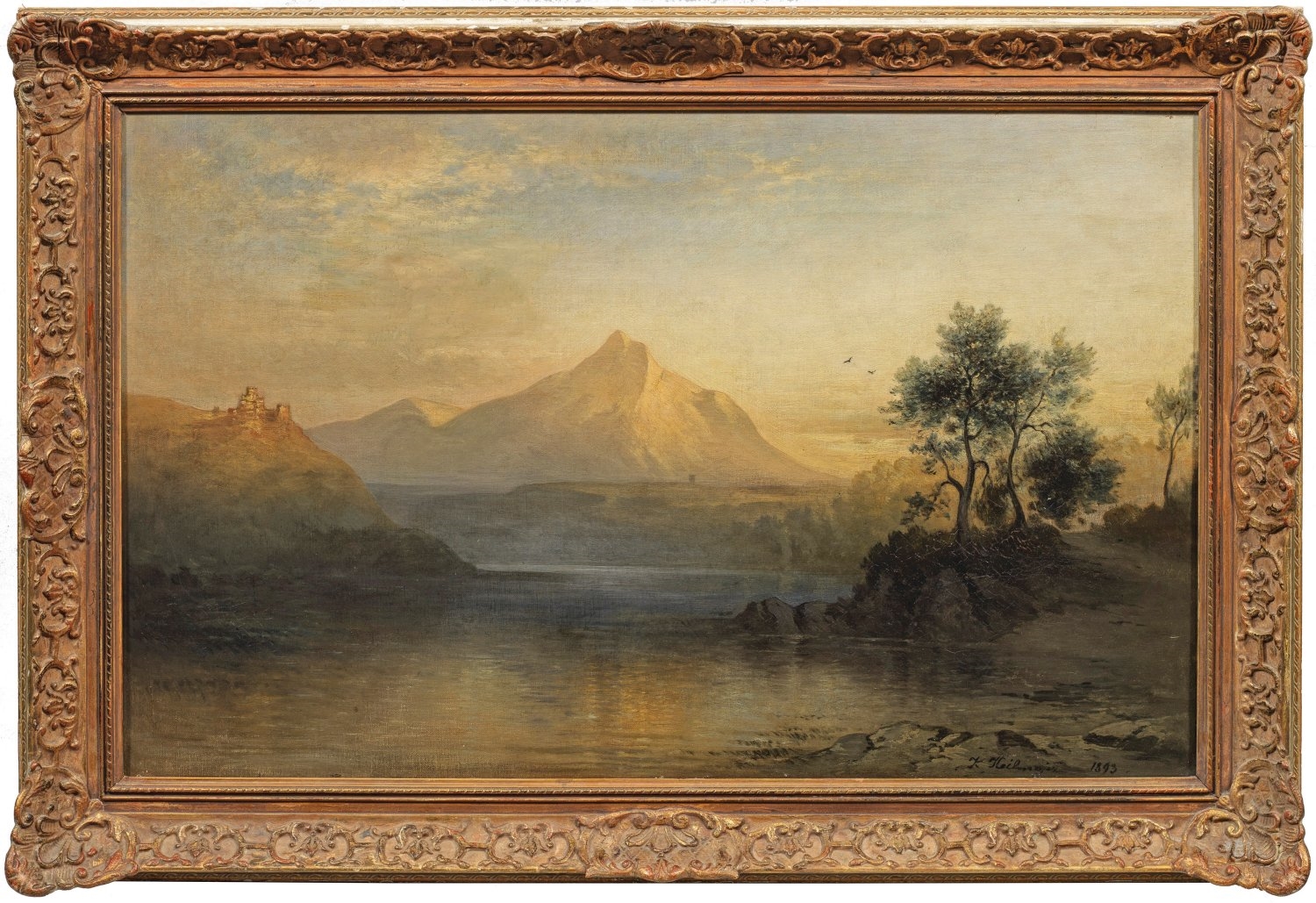 Karl Heilmayer | Das Tibertal mit Monte Soratte bei Terni/Rom. | MutualArt
