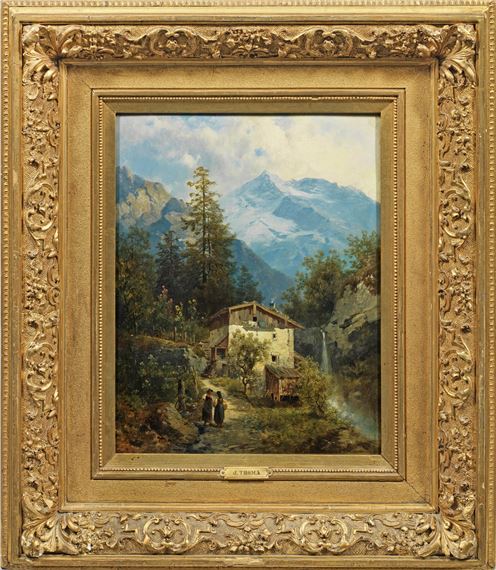 Josef Thoma | Alpenlandschaft (1828) | MutualArt