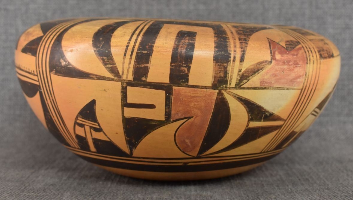 Sadie Adams | HOPI INDIAN POTTERY BOWL (1960s) | MutualArt