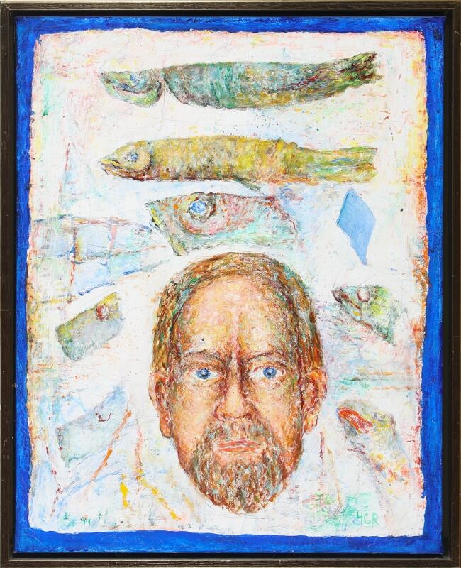 Hans Christian Rylander | Portræt og fisk | MutualArt