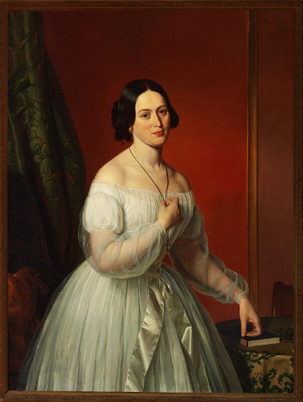 Emil Bærentzen | Portrait of Natalie Clotilde Septima Ryge (1819–1895 ...