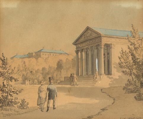 Christoffer Wilhelm Eckersberg | View from Frederiksberg Gardens in ...