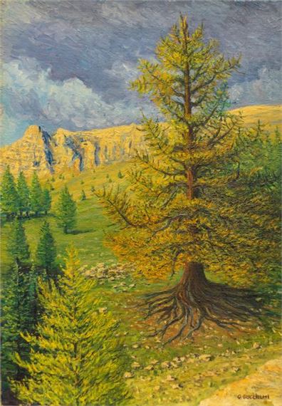 Gérard Guglielmi | The old larch tree in Provence | MutualArt