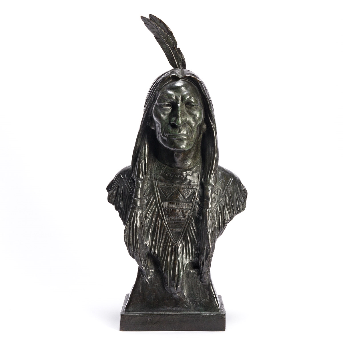 Max Bachmann | Bust of an American Indian (Circa 1905) | MutualArt