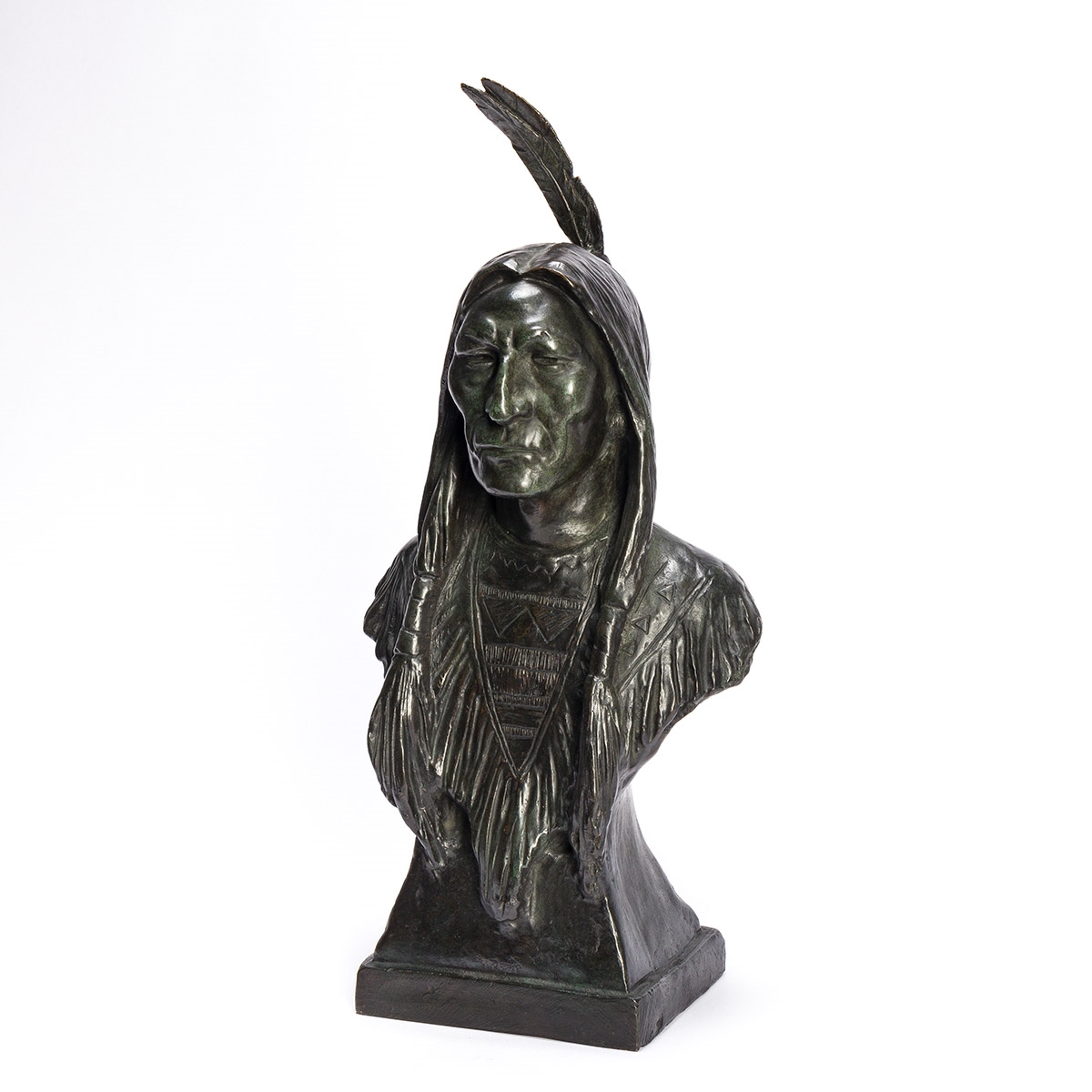 Max Bachmann | Bust of an American Indian (Circa 1905) | MutualArt