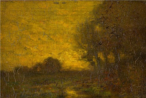 George Inness | Twilight Landscape in the Catskills | MutualArt