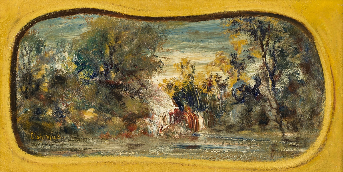 Louis Michel Eilshemius | Landscape with a Waterfall (Circa 1910 ...