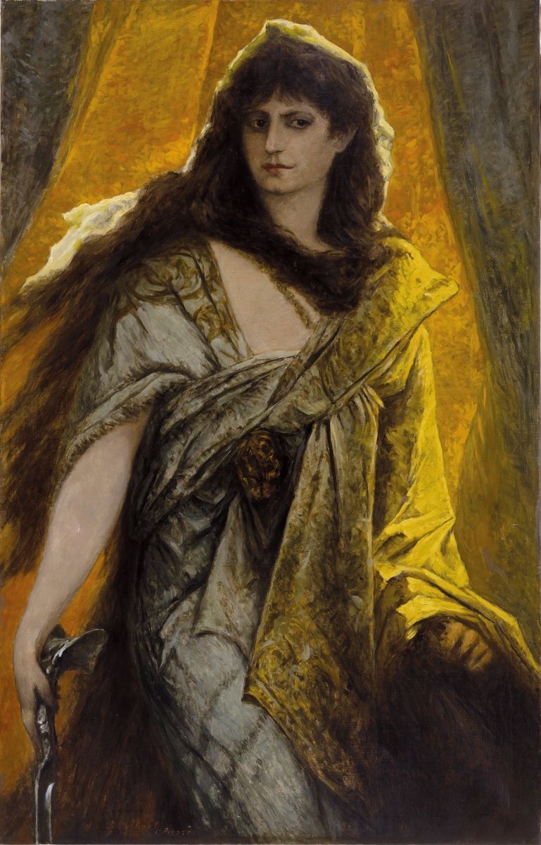 Makart C. Pieper | Judith with sword and the indicated head of ...