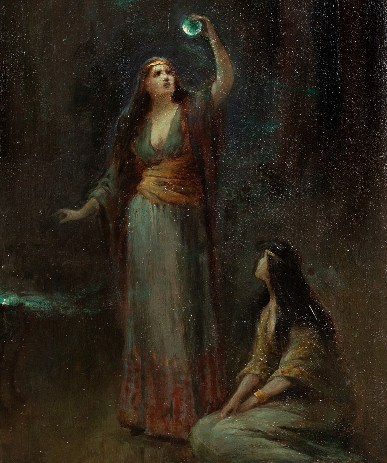 Ernest W. Appleby | PORTRAIT OF ORACLE/MYSTICS OIL PAINTING (19th ...